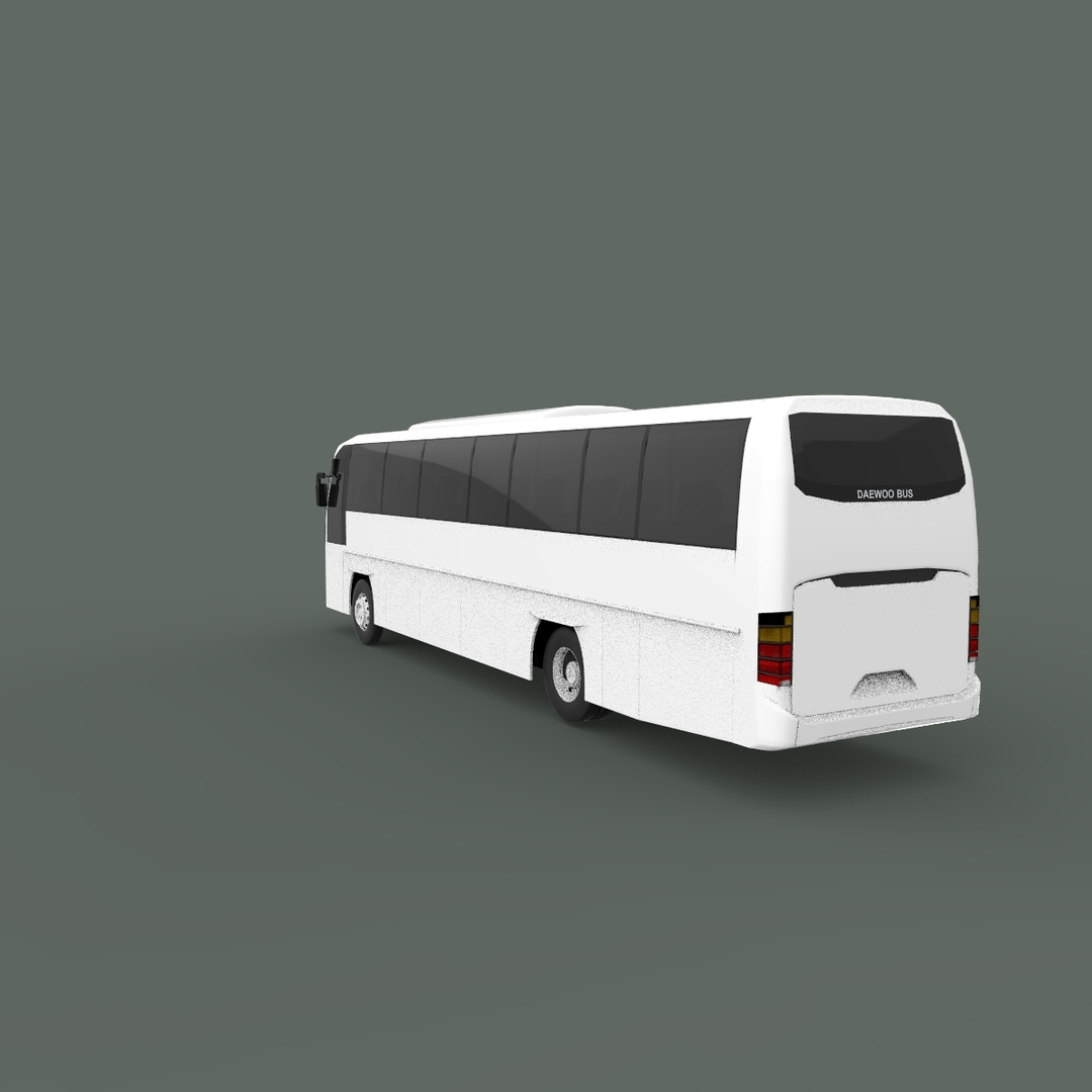 Santa Daewoo Bv115 Bus 3d Max