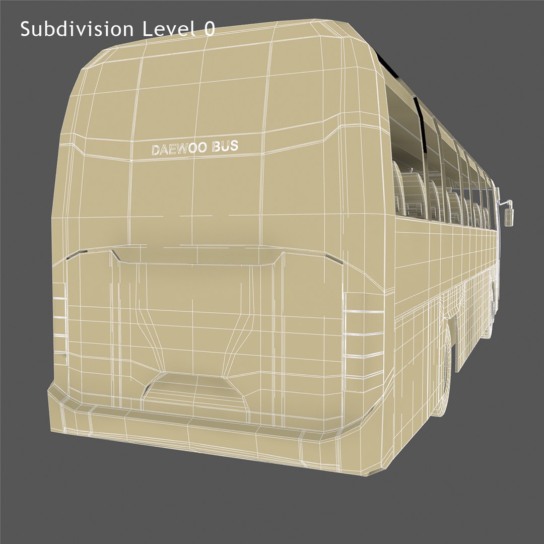 Santa Daewoo Bv115 Bus 3d Max