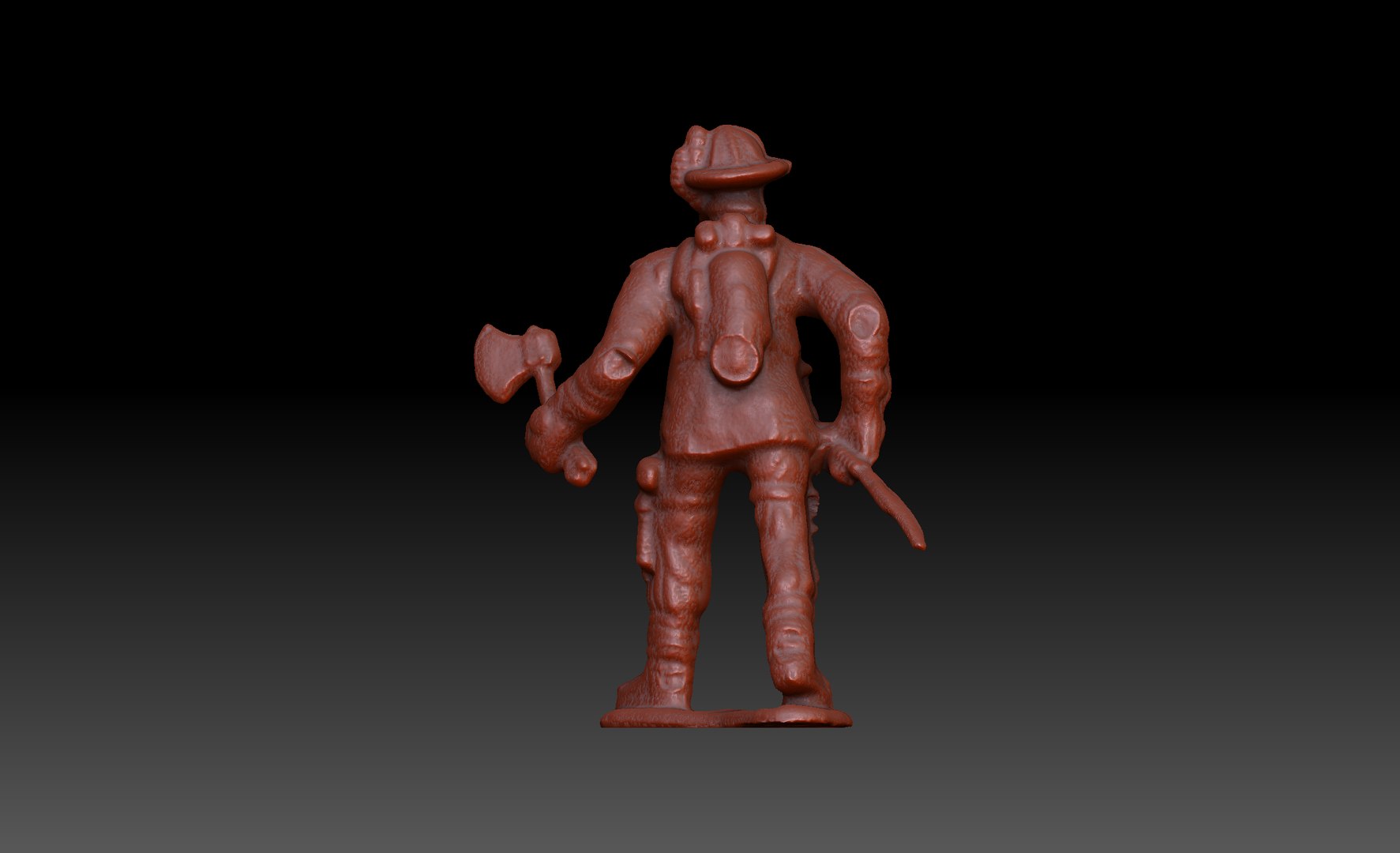 3D Fighter Crowbar Miniature Toy - TurboSquid 1237982