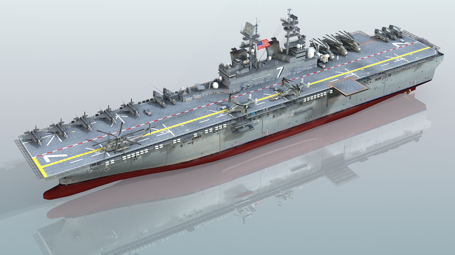 Uss Tripoli Model - TurboSquid 1521768