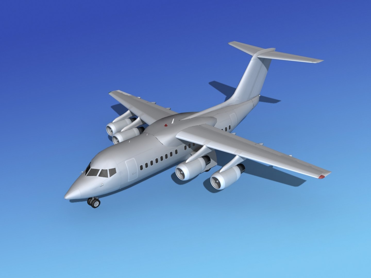 3d model turbines bae 146