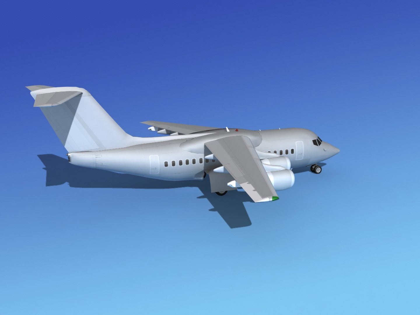 3d model turbines bae 146