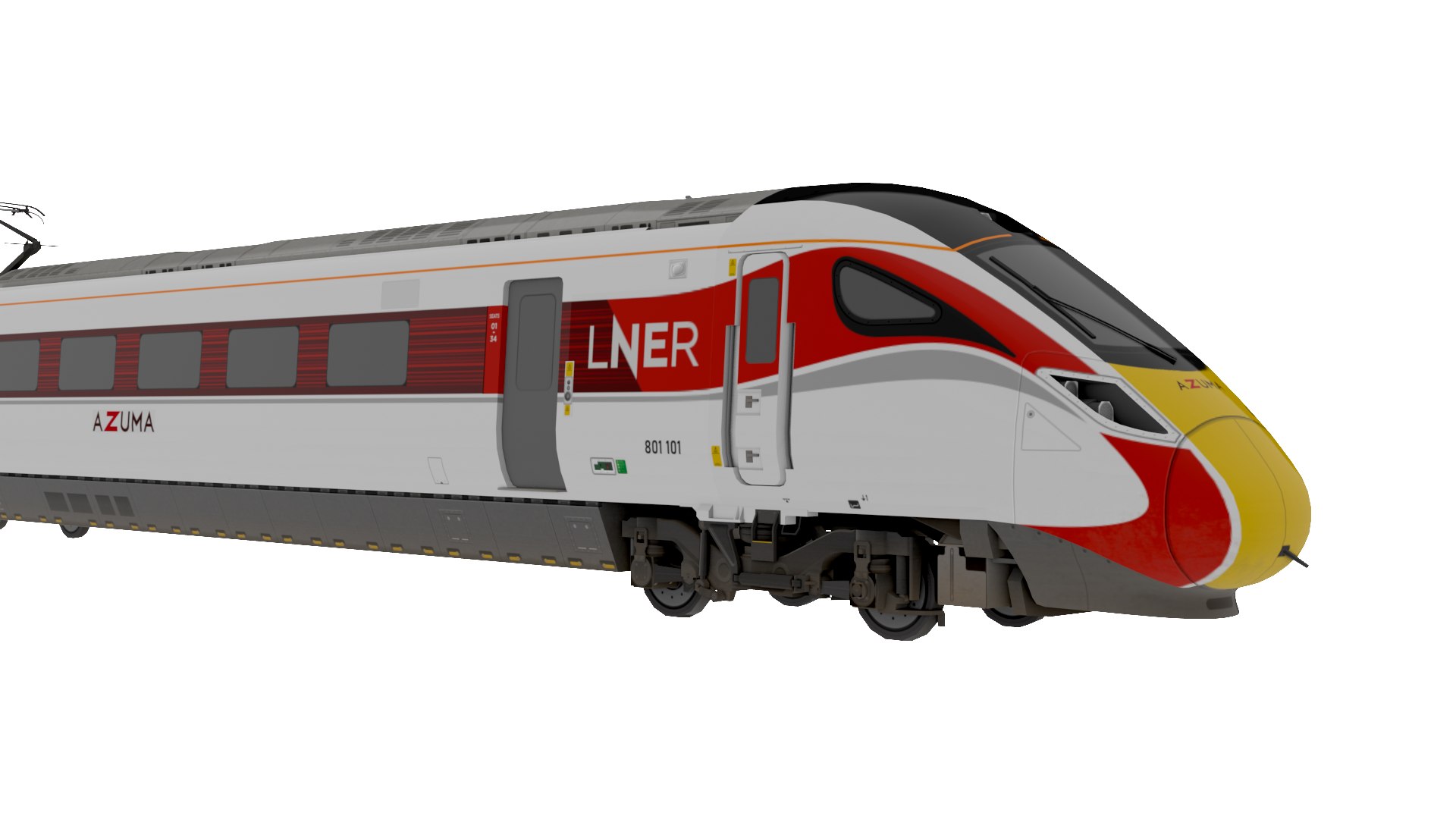 3D Model Fast Train - TurboSquid 2377483