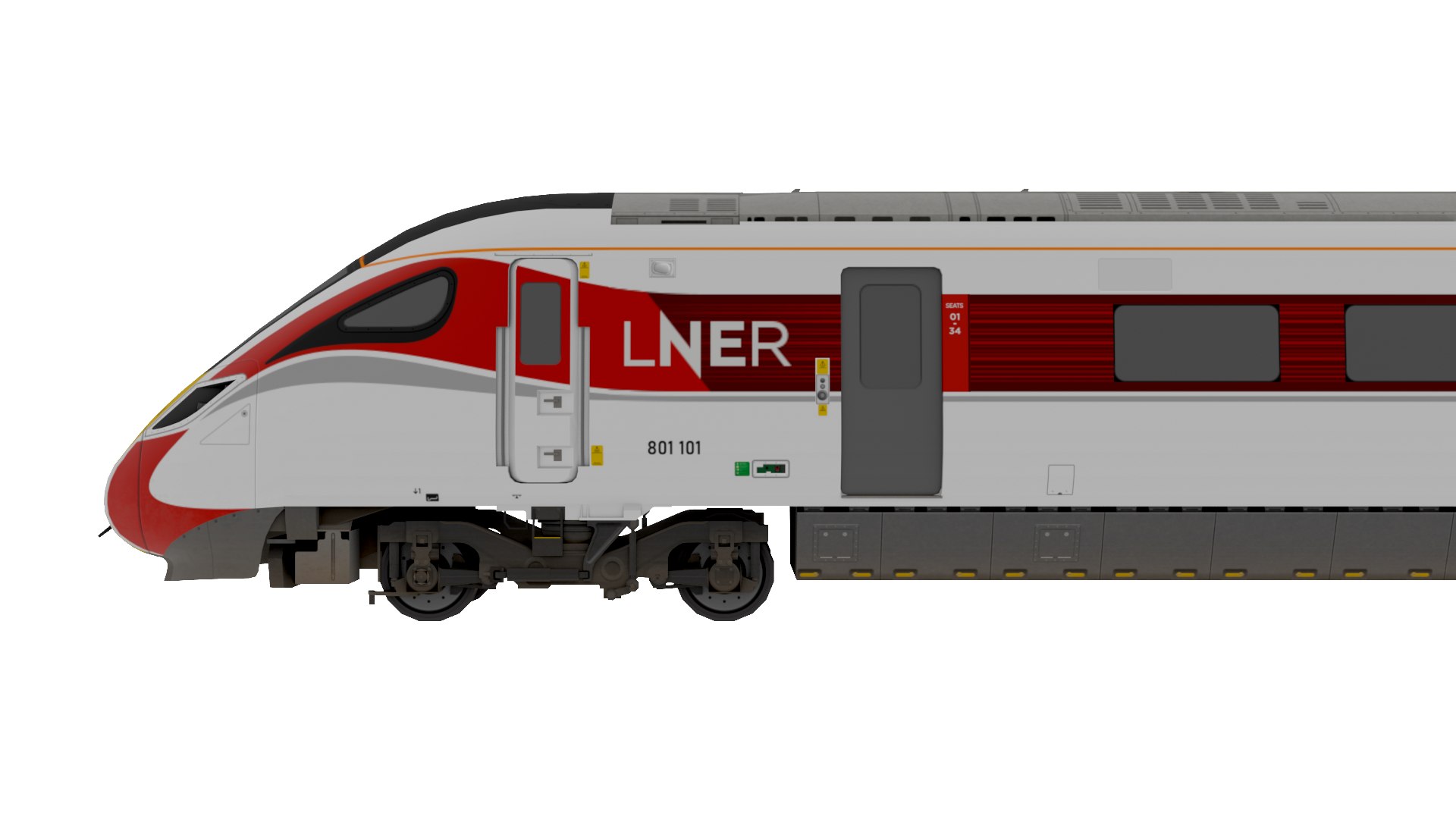 3D Model Fast Train - TurboSquid 2377483