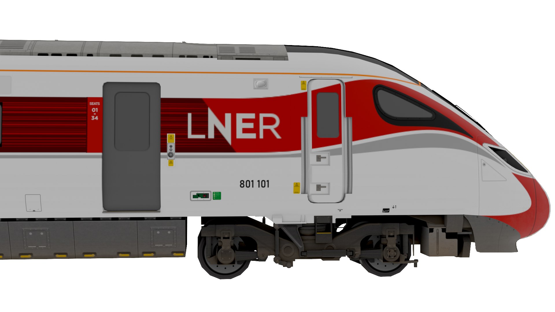 3D Model Fast Train - TurboSquid 2377483