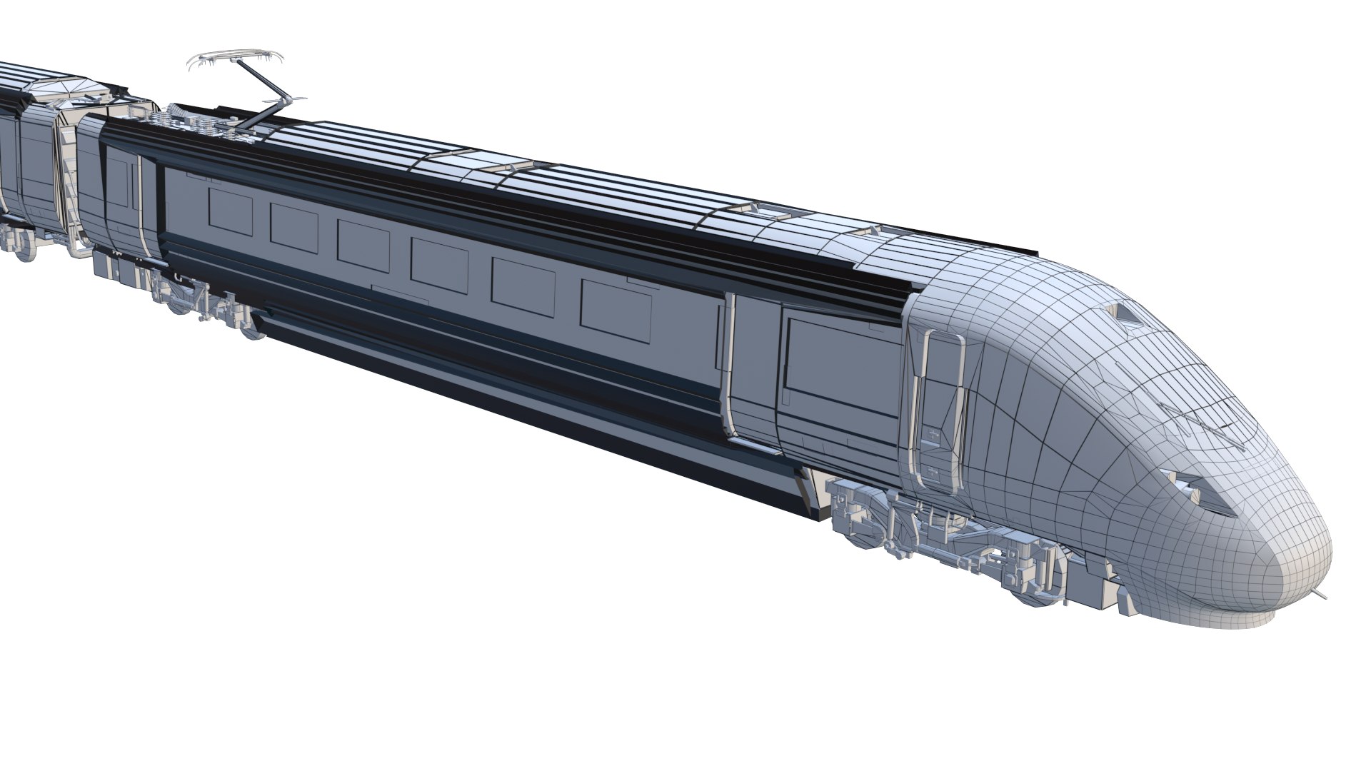 3D Model Fast Train - TurboSquid 2377483