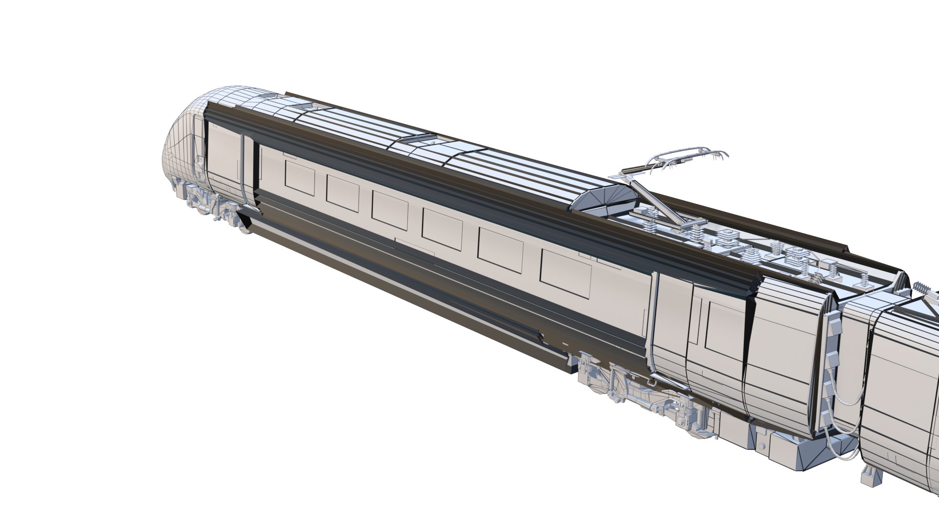 3D Model Fast Train - TurboSquid 2377483