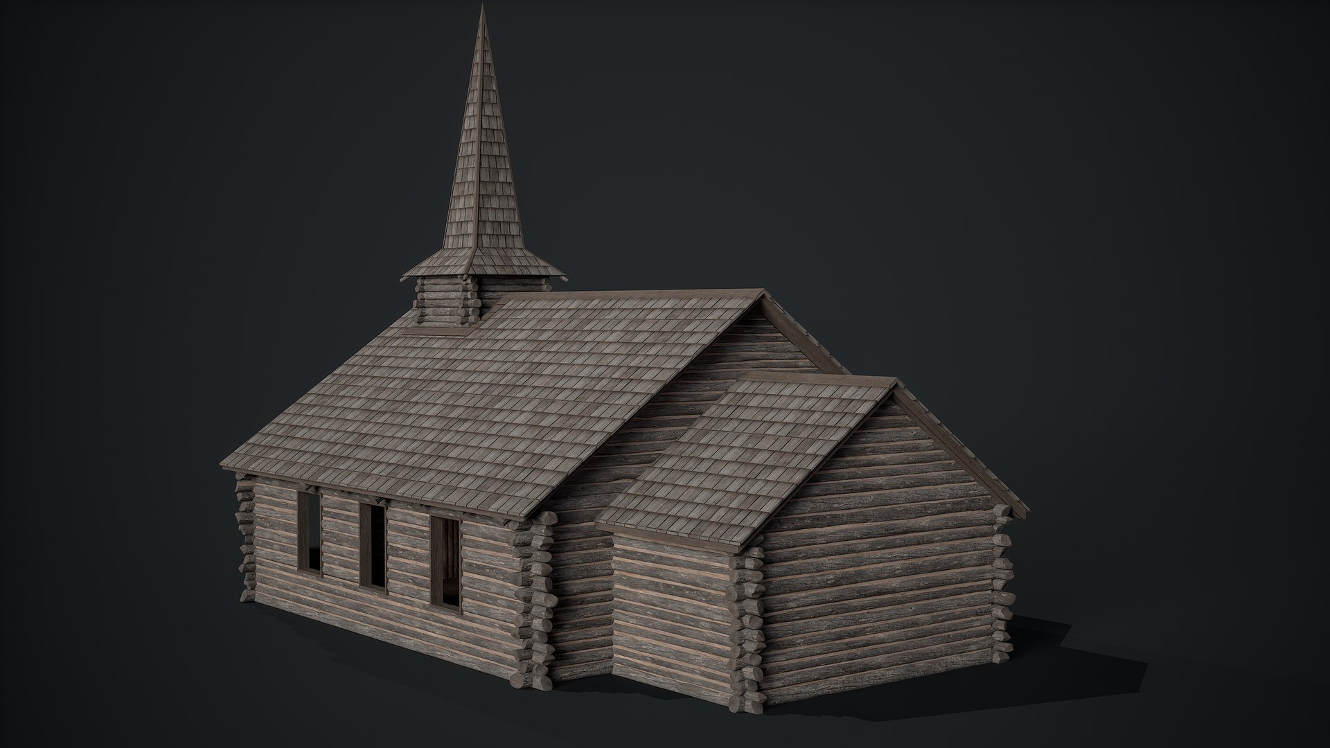 Abandoned Church 3D Model - TurboSquid 2186792