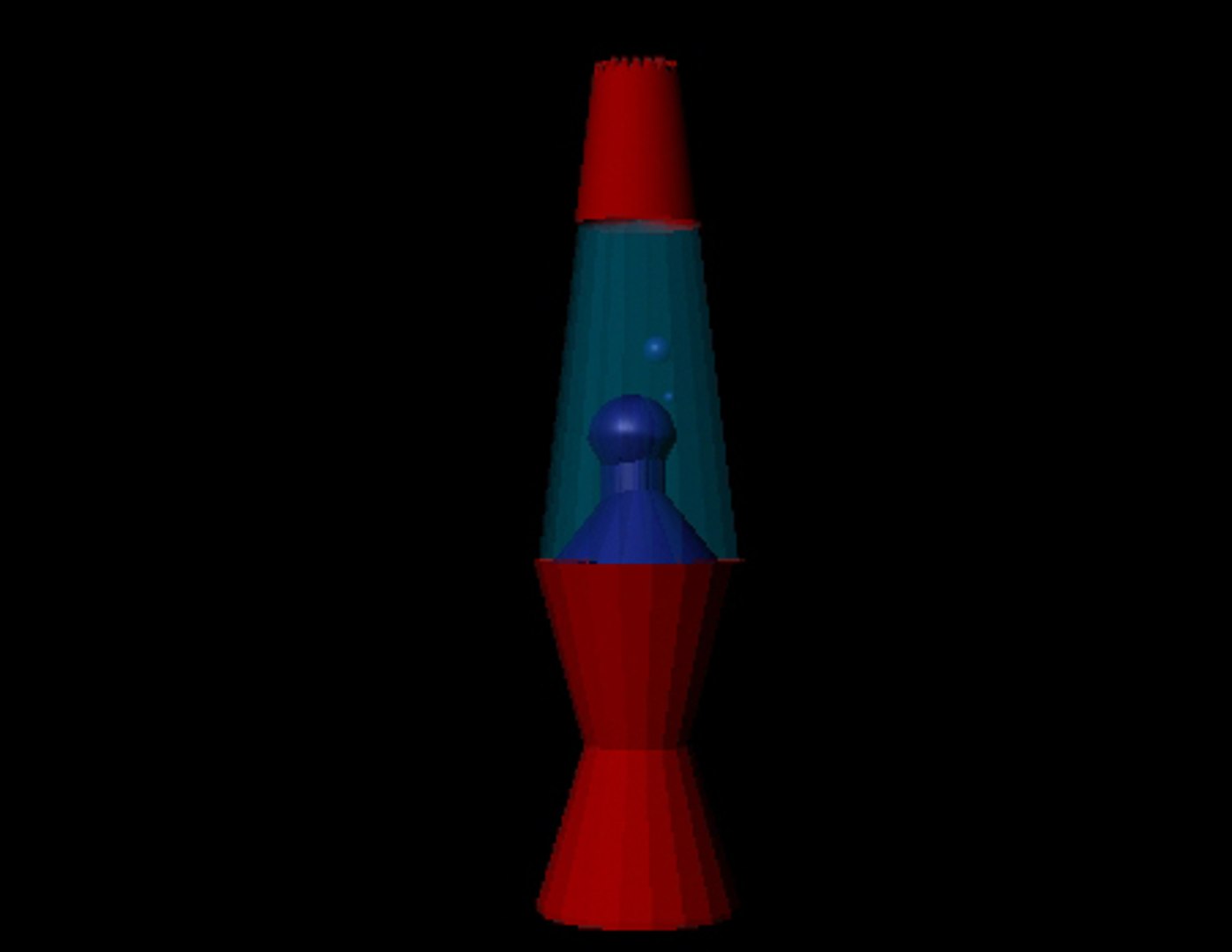 3d Model Of Complex Lava Lamp