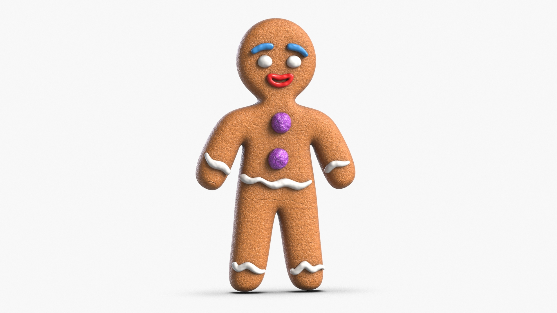 3D Model Gingerbread Man 2 - TurboSquid 1450959