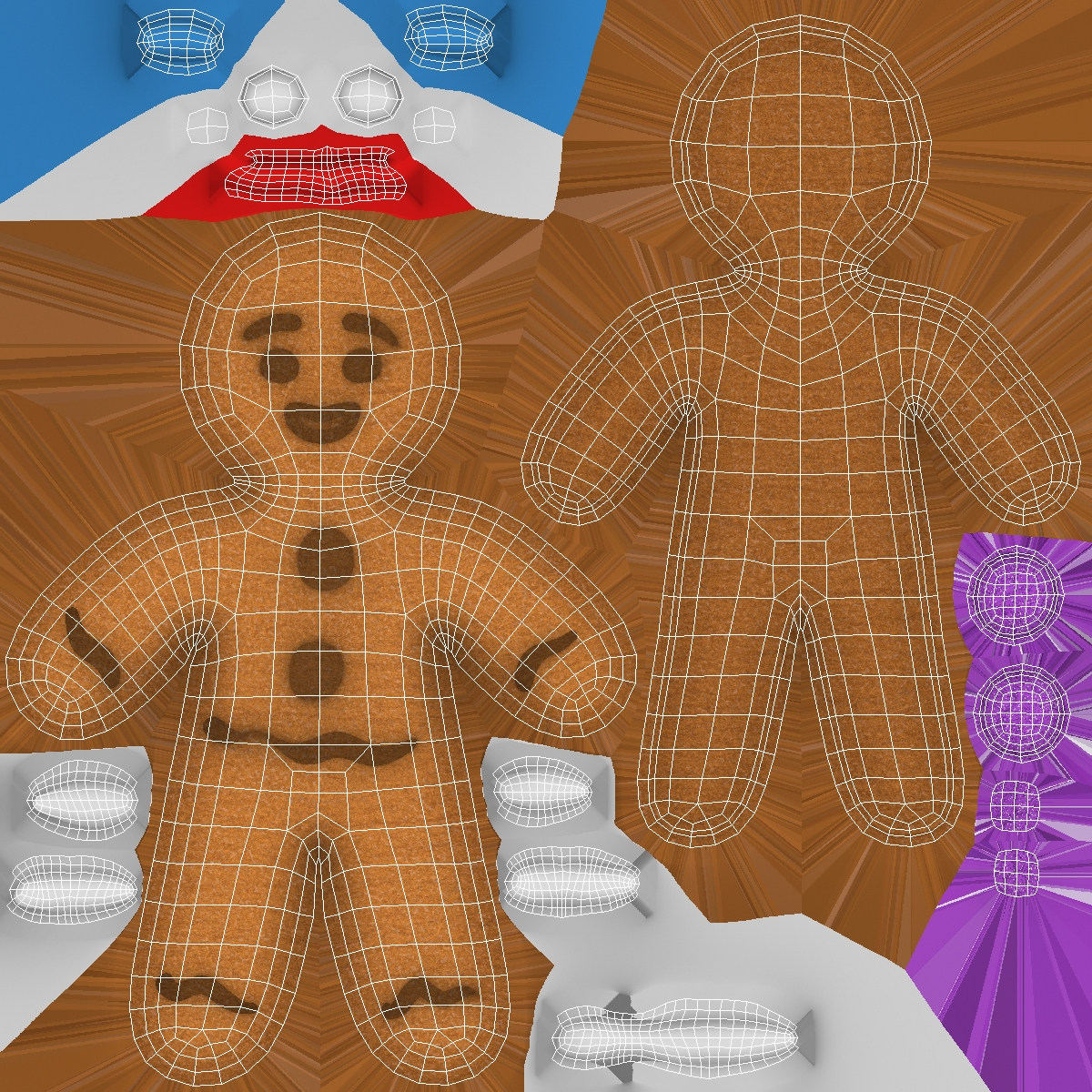 3D model gingerbread man 2 - TurboSquid 1450959