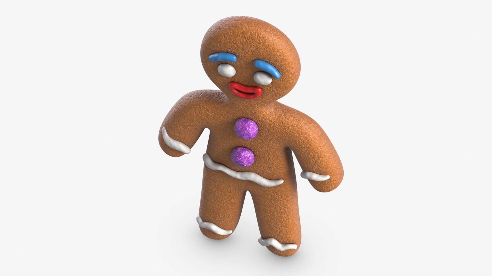 3D Model Gingerbread Man 2 - TurboSquid 1450959
