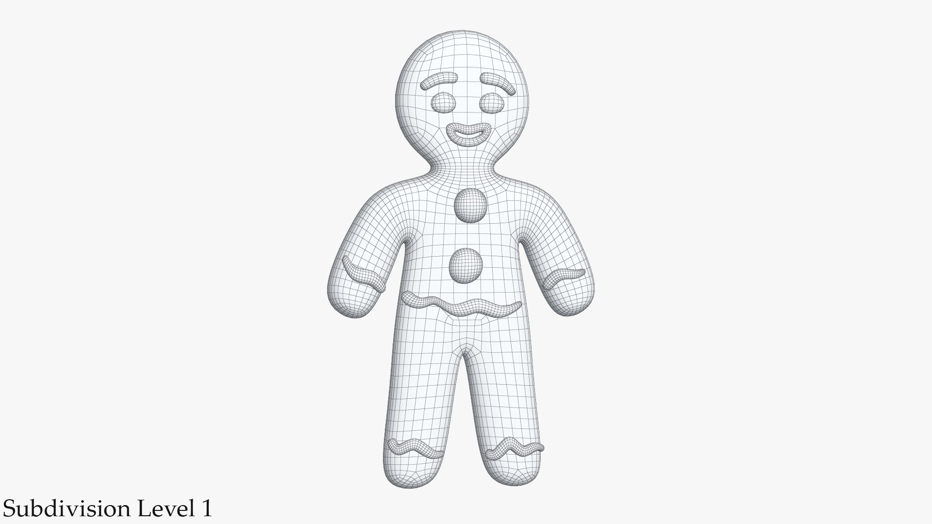 3D model gingerbread man 2 - TurboSquid 1450959