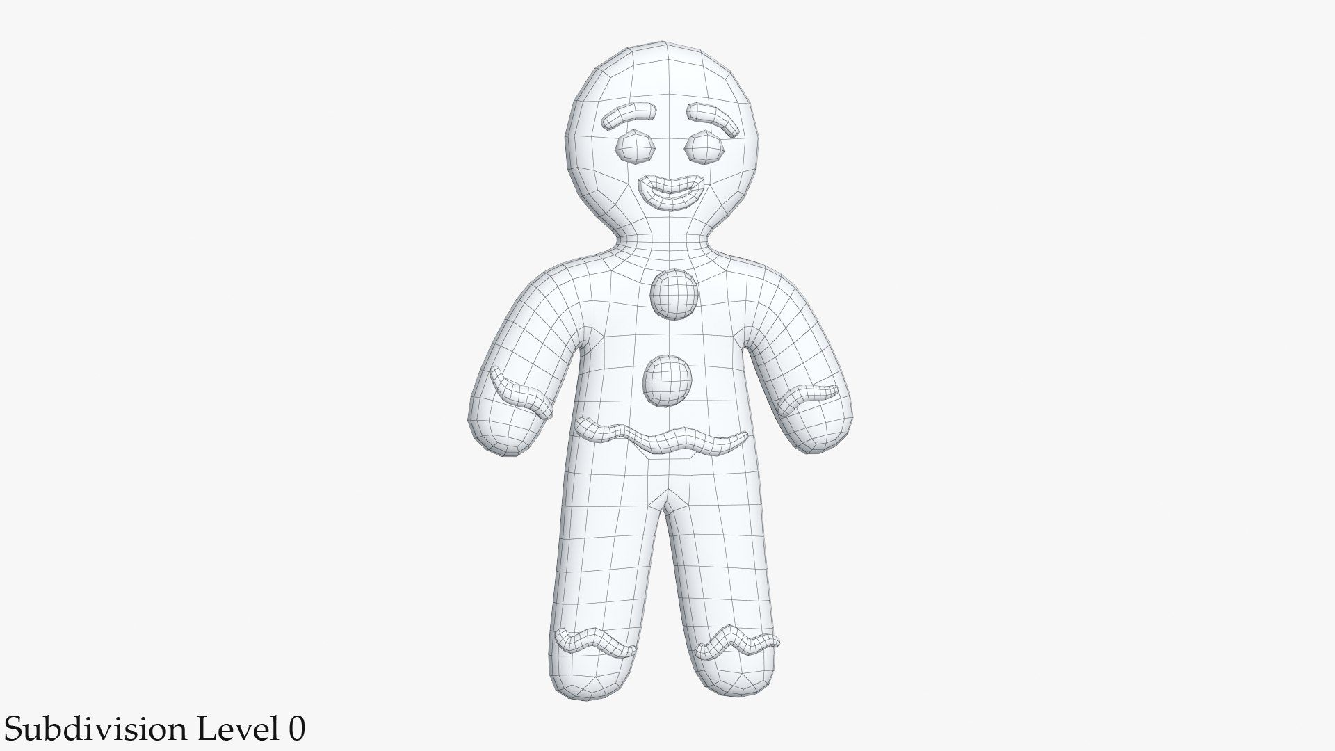3D Model Gingerbread Man 2 - TurboSquid 1450959