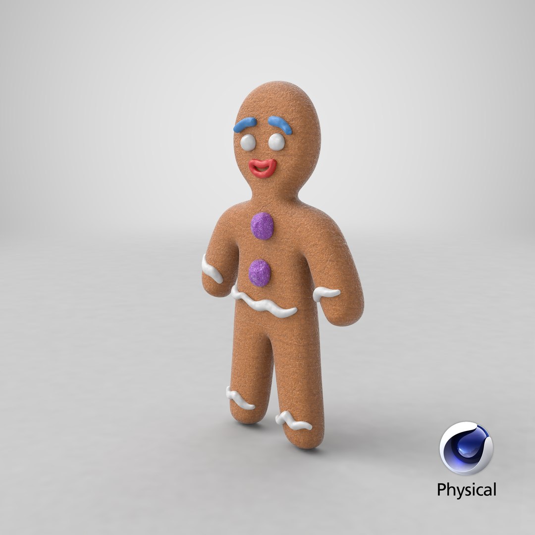 3D model gingerbread man 2 - TurboSquid 1450959