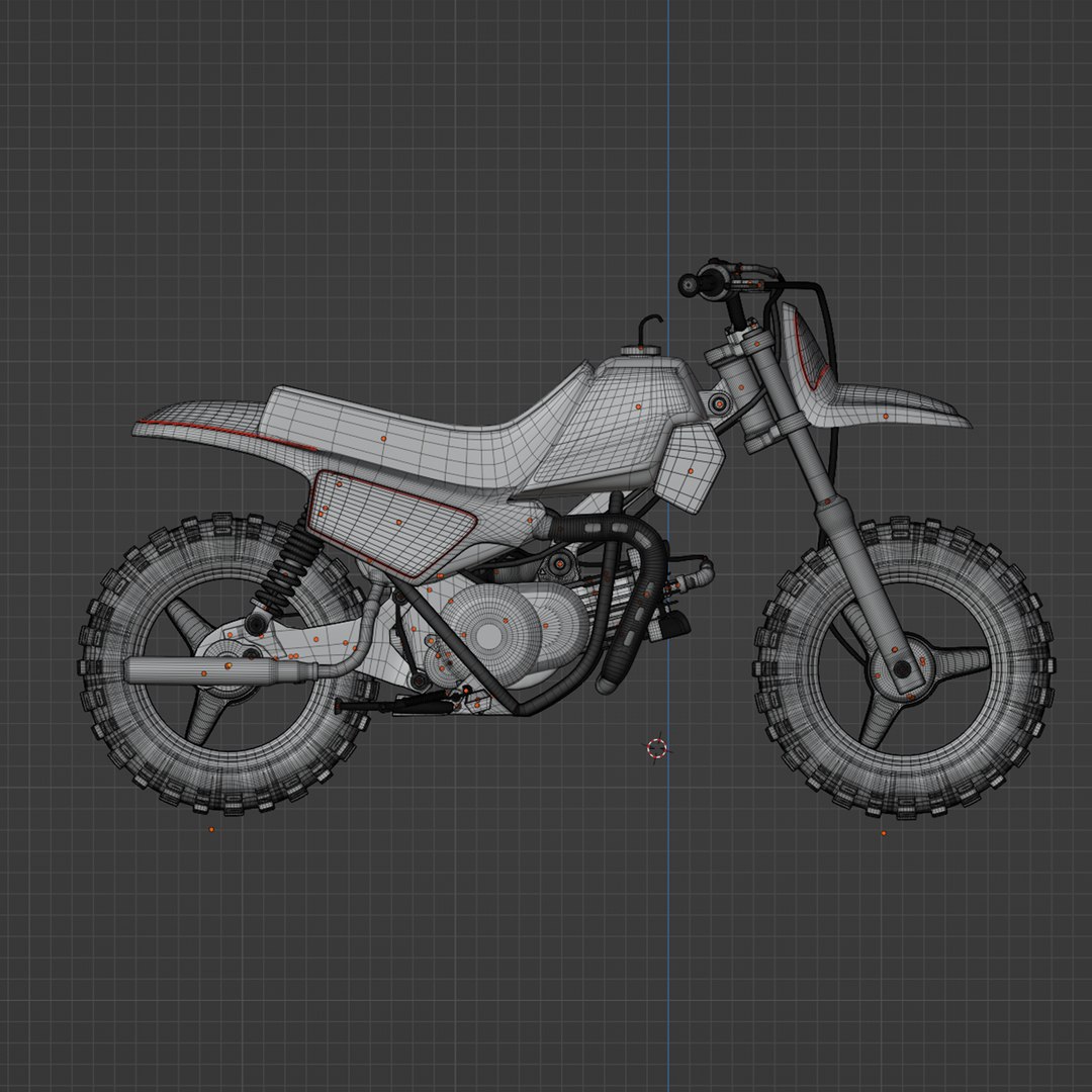 YAMAHA PW 50 3D Model - TurboSquid 2113499