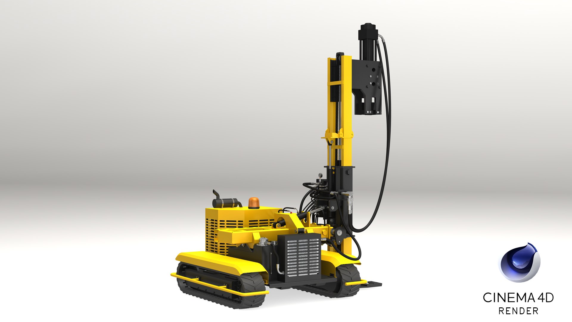 Pile Driver Machine 3D - TurboSquid 1661708