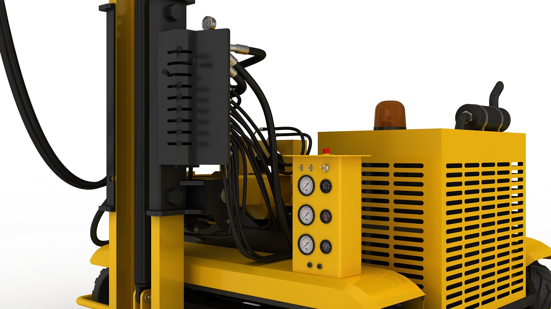Pile Driver Machine 3D - TurboSquid 1661708