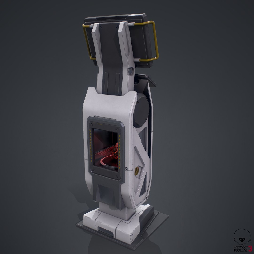 Sci-fi Analyzer Console Pbr 3D Model - TurboSquid 1399919
