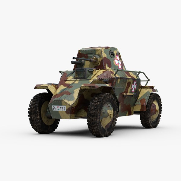 3D model ww2 csaba 39m armored car - TurboSquid 1505244