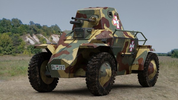 3D model ww2 csaba 39m armored car - TurboSquid 1505244