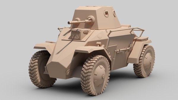 3D model ww2 csaba 39m armored car - TurboSquid 1505244