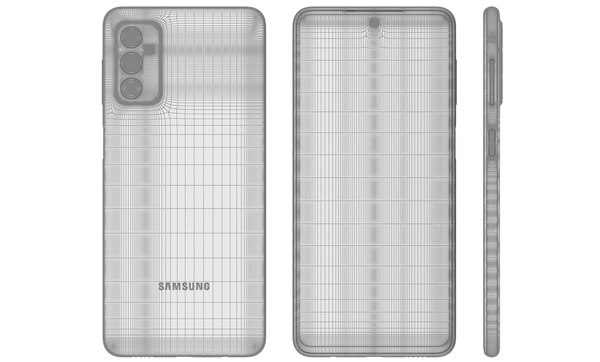 Samsung Galaxy M52 Black 3D model - TurboSquid 1790598
