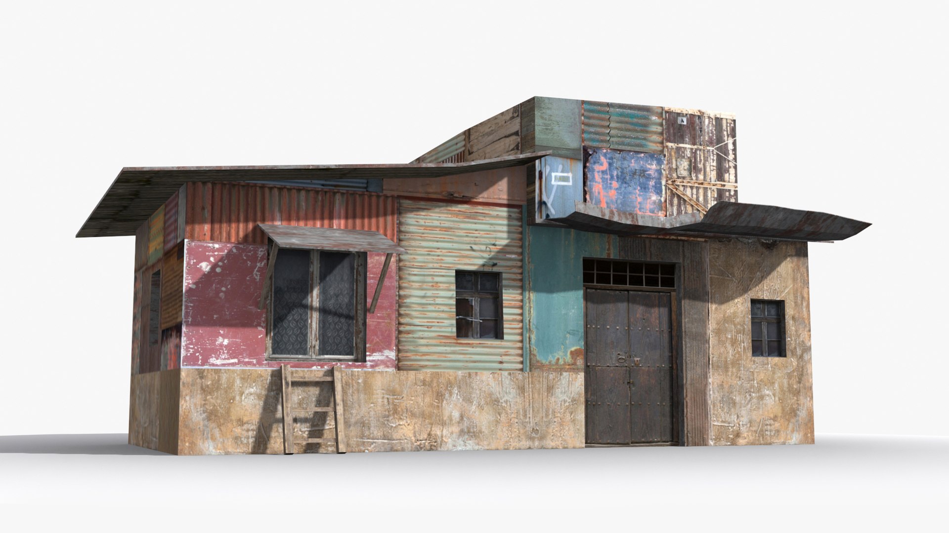 3D Slum X13 - TurboSquid 2009563