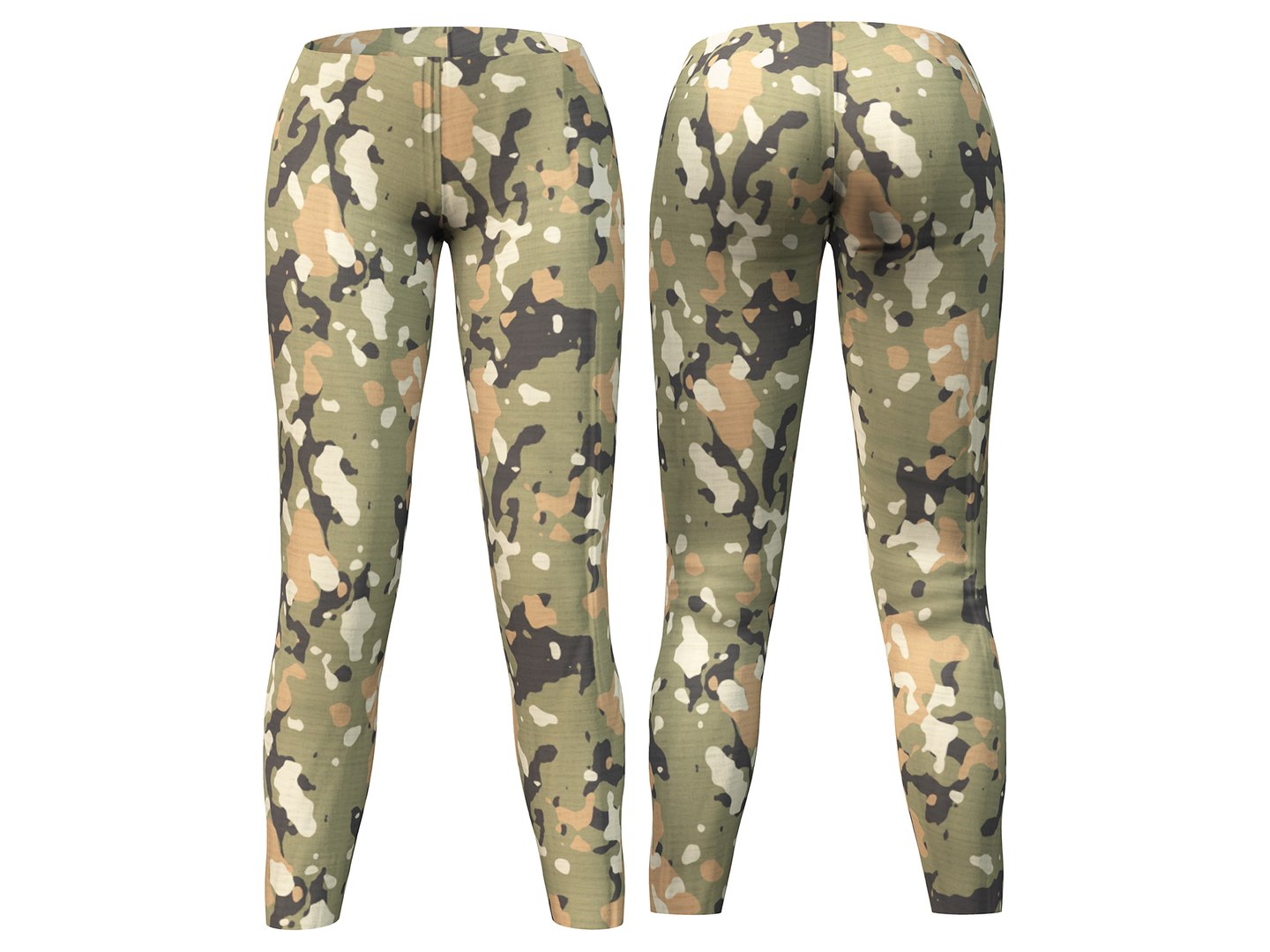 Women Camouflage Full Military Soldier Outfit 3D Model - TurboSquid 1948217