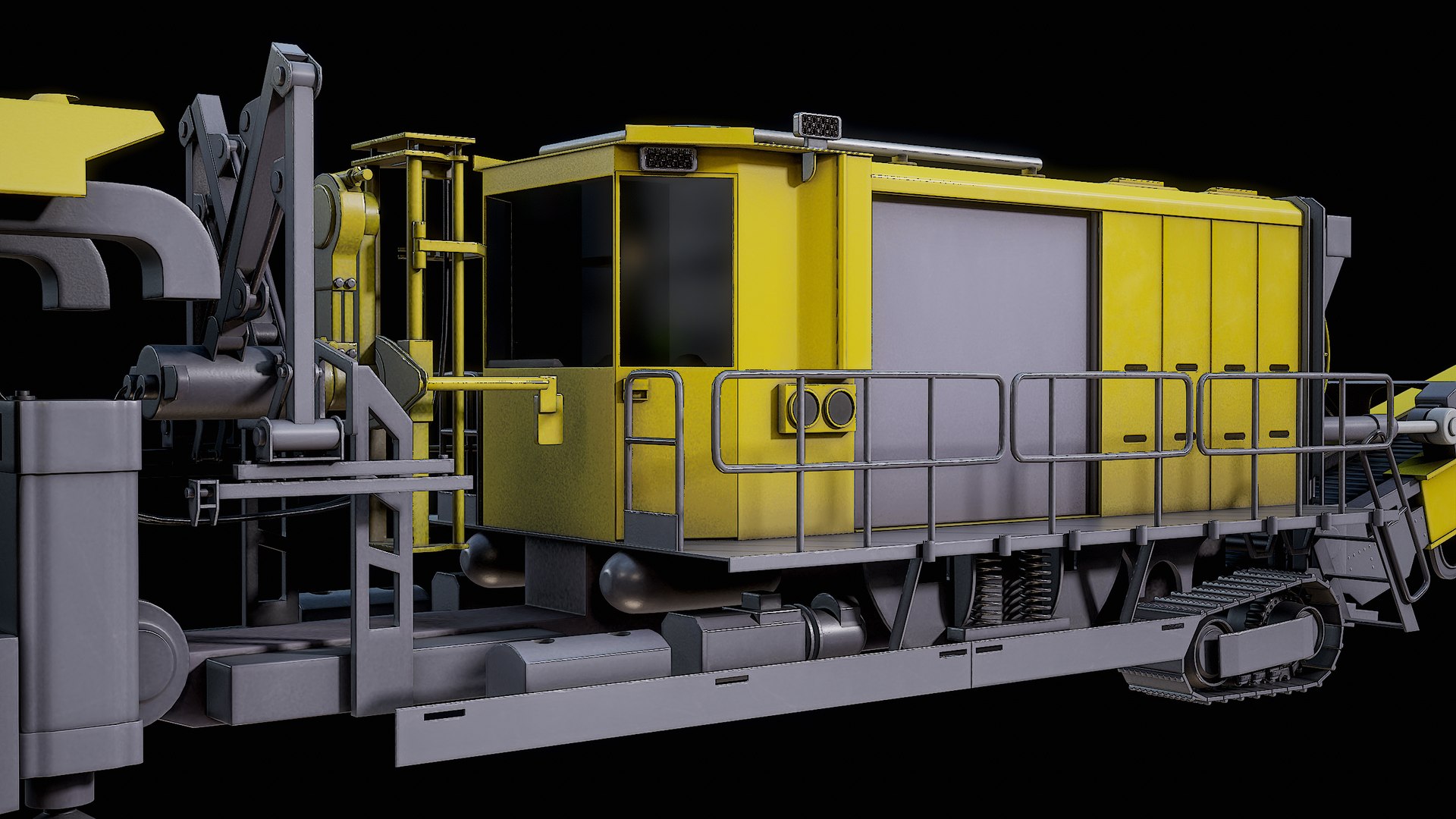 Mobile Miner Epiroc 40V Clear PBR 3D - TurboSquid 2058113