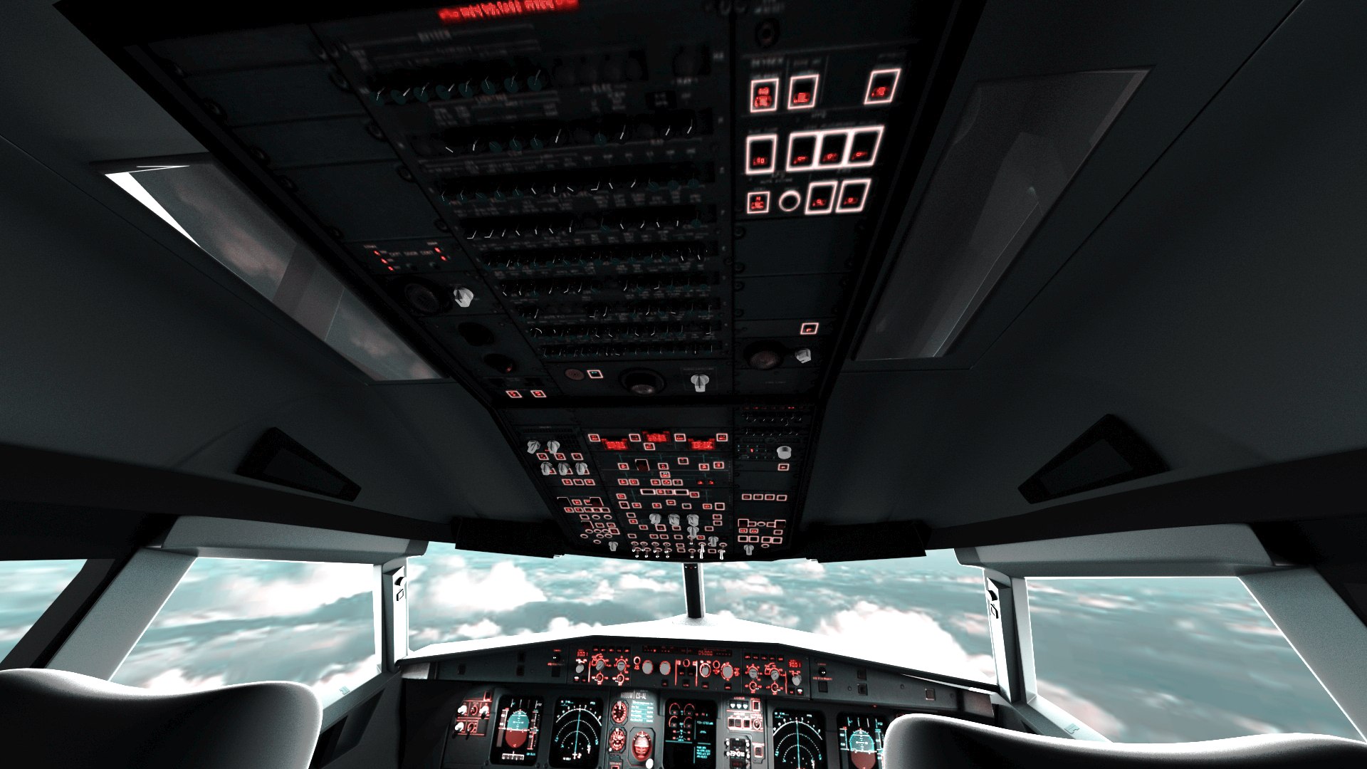 3D A320 Airplane Cockpit Model - TurboSquid 1357125