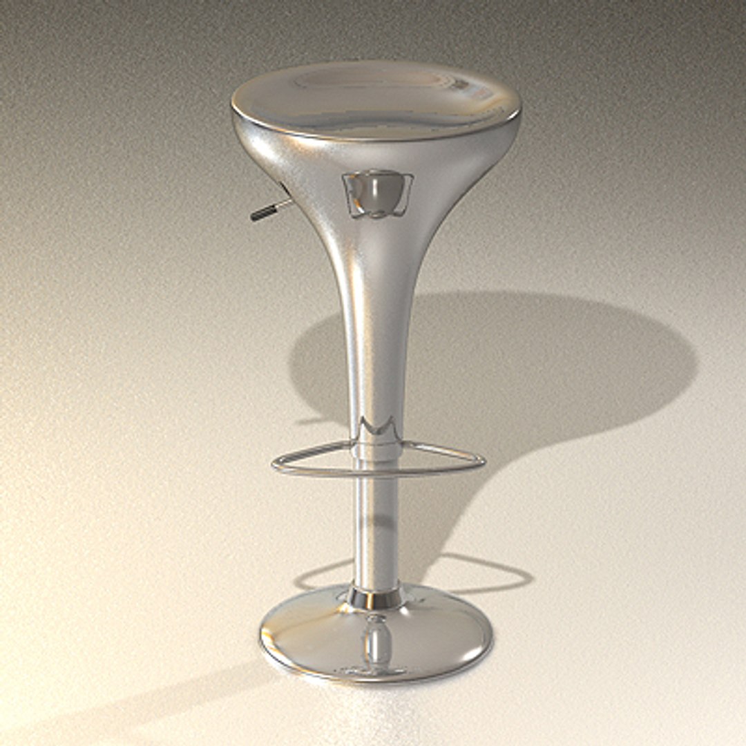 3d Model Bombo Bar Stool Chair