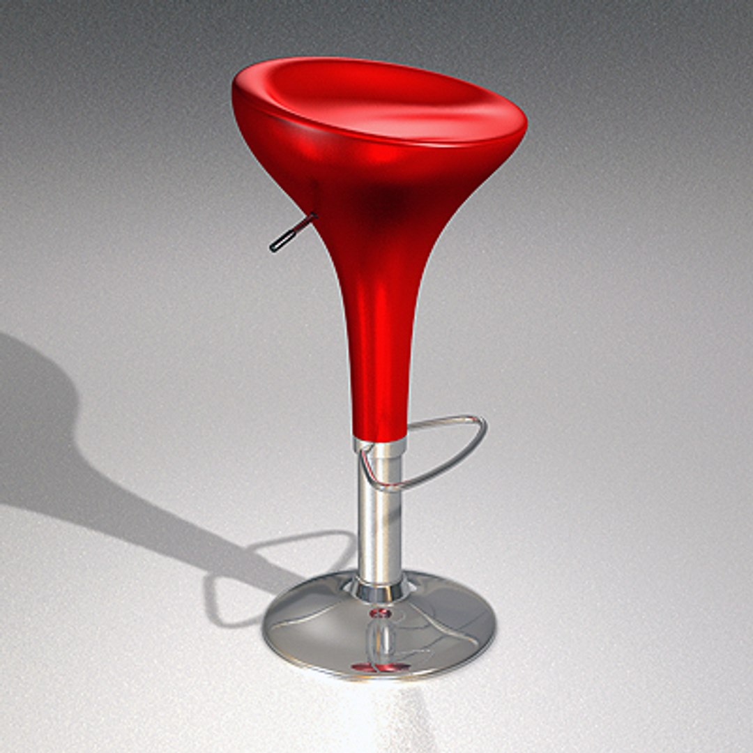 3d Model Bombo Bar Stool Chair