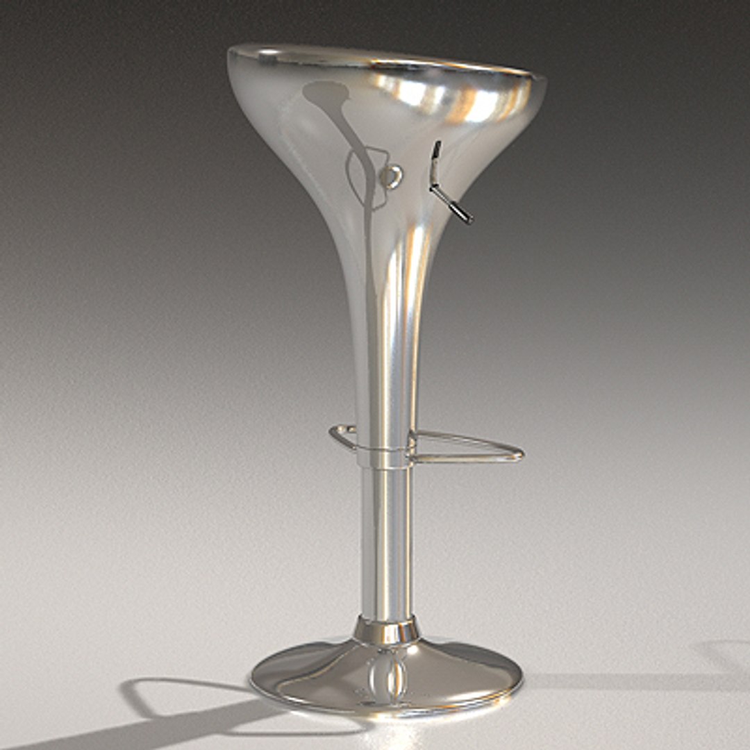 3d Model Bombo Bar Stool Chair