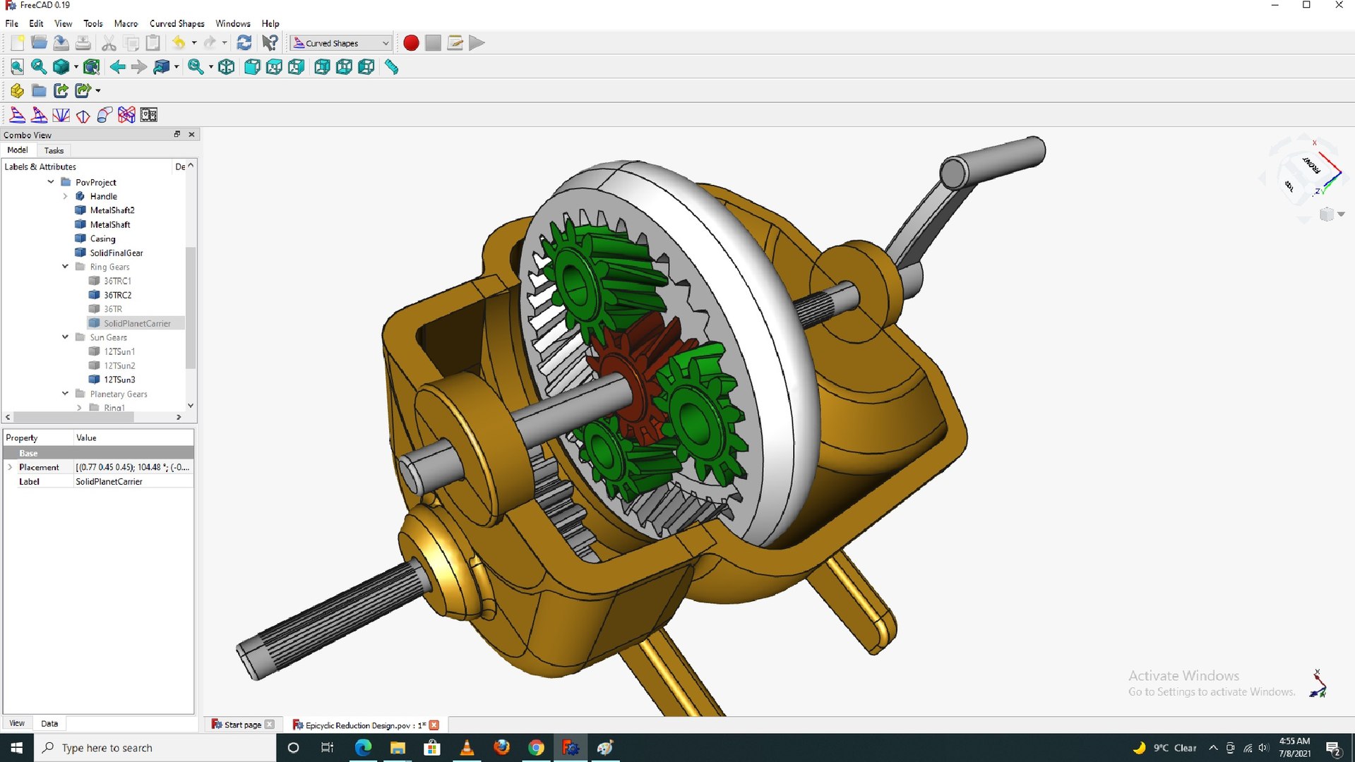 Planetary Gears 3D Model - TurboSquid 1757171