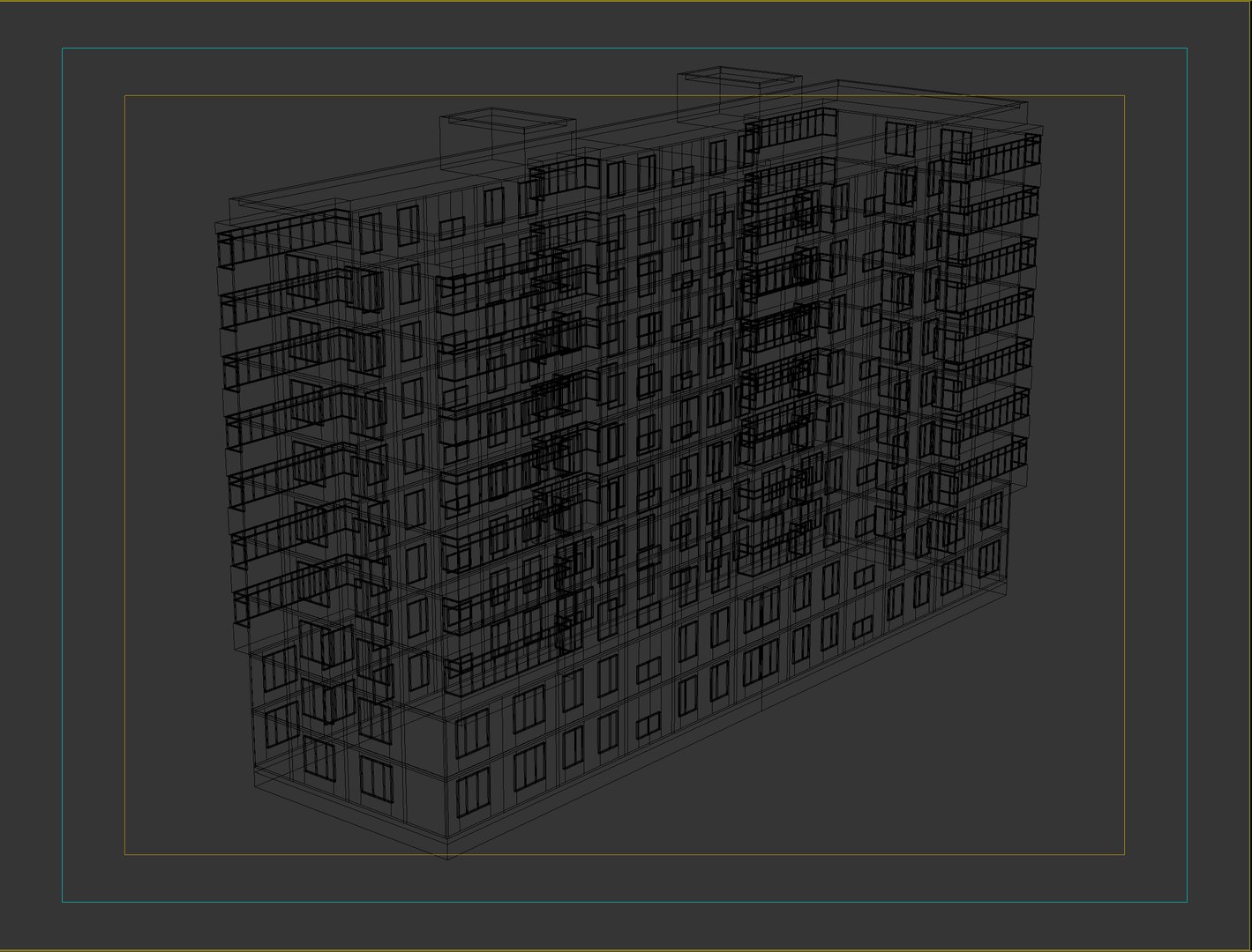Apartment Mid-poly Building 3D Model - TurboSquid 1851695