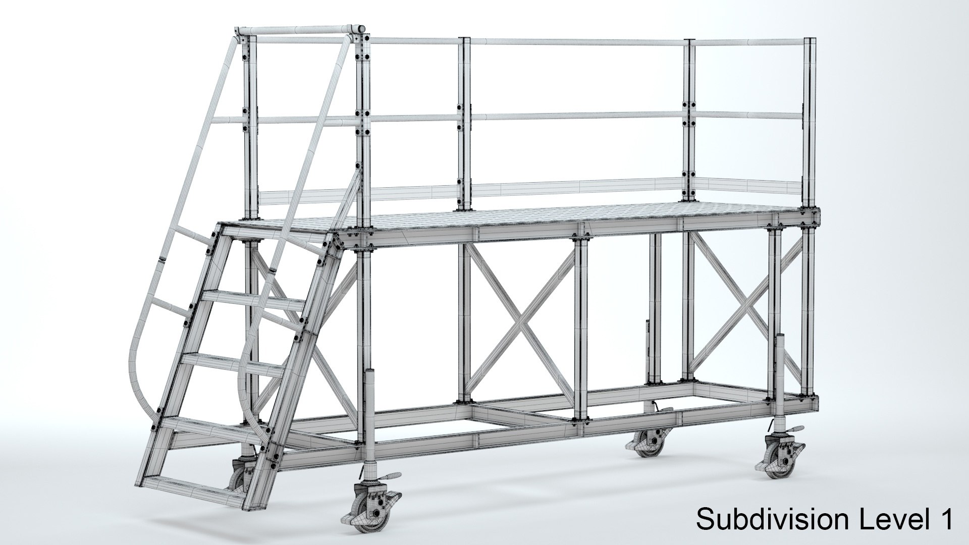 Truck Access Platform Model - TurboSquid 1986655