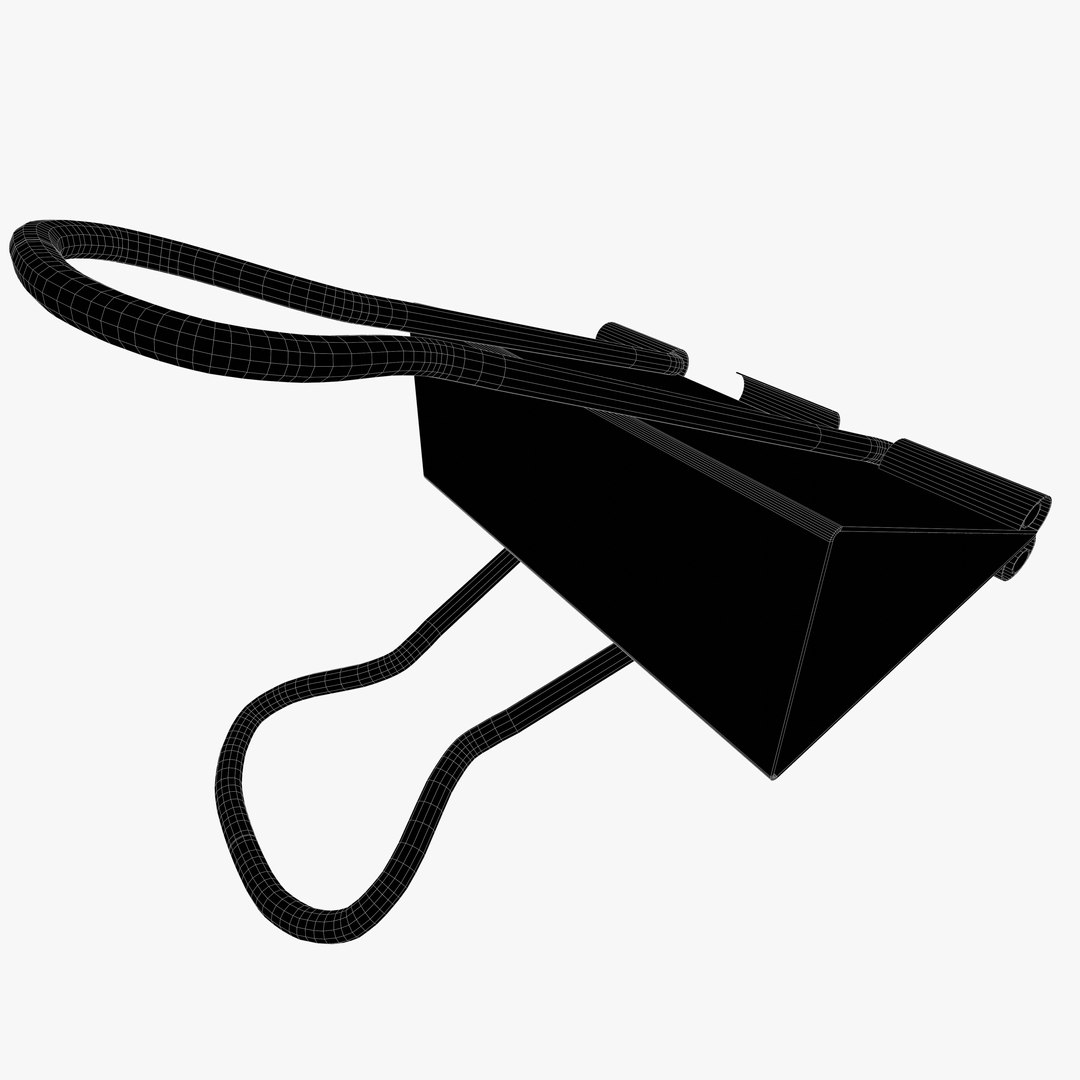 3D Realistic Binder Clip Model - TurboSquid 2056786