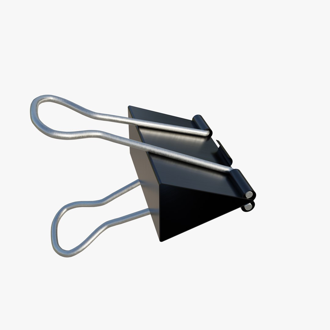 3D Realistic Binder Clip model - TurboSquid 2056786