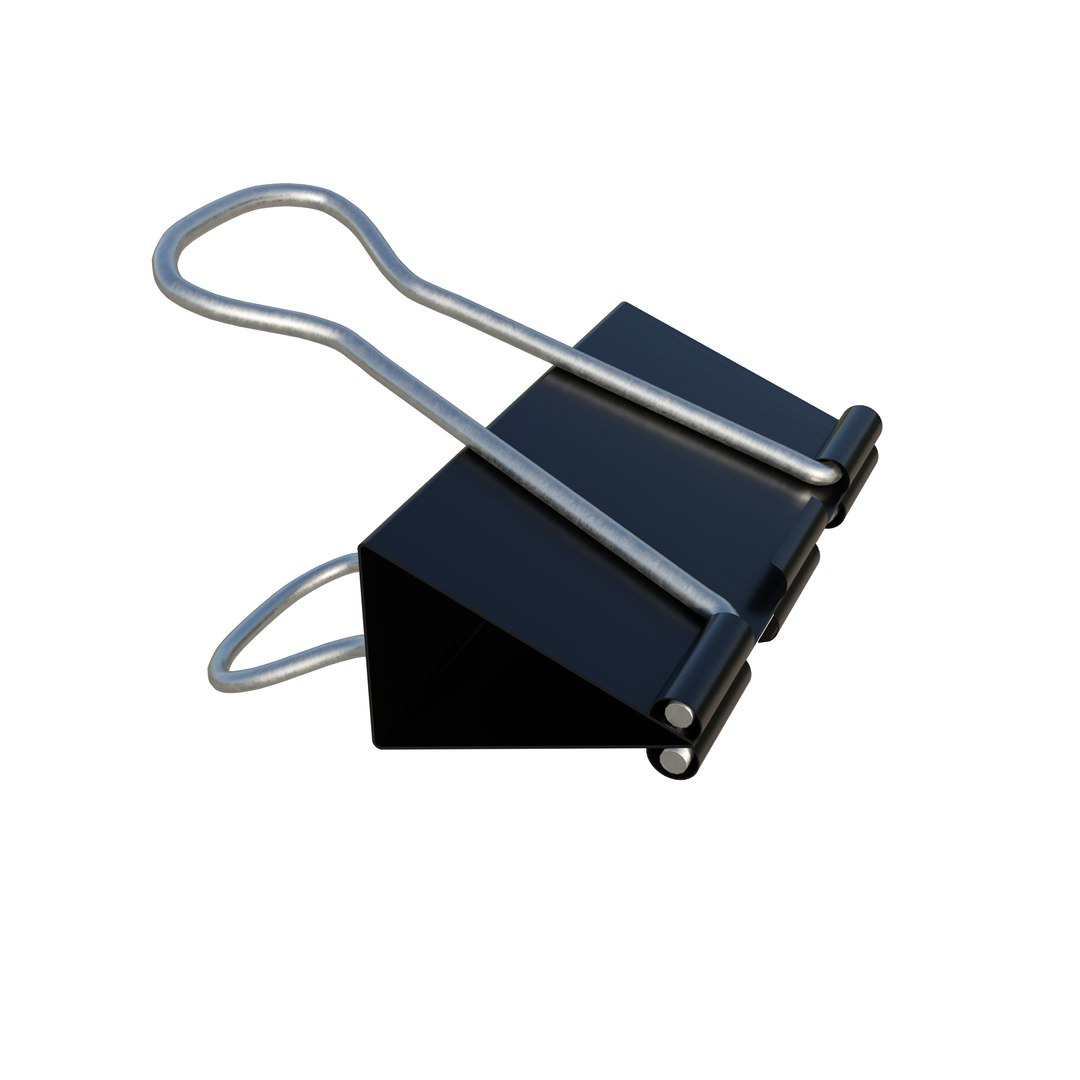 3D Realistic Binder Clip Model - TurboSquid 2056786