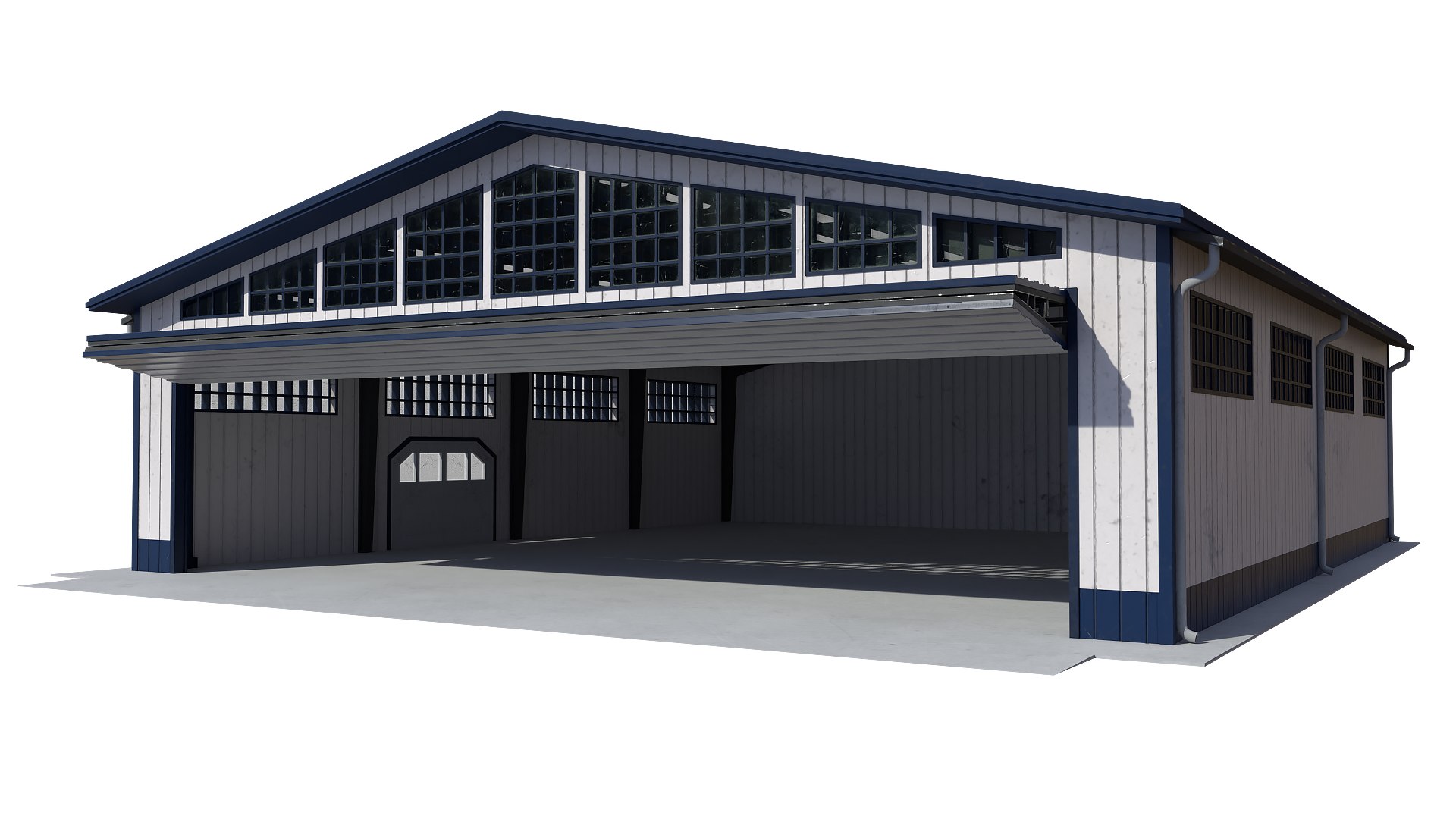 3D Garage - Hangar Model - TurboSquid 2048079