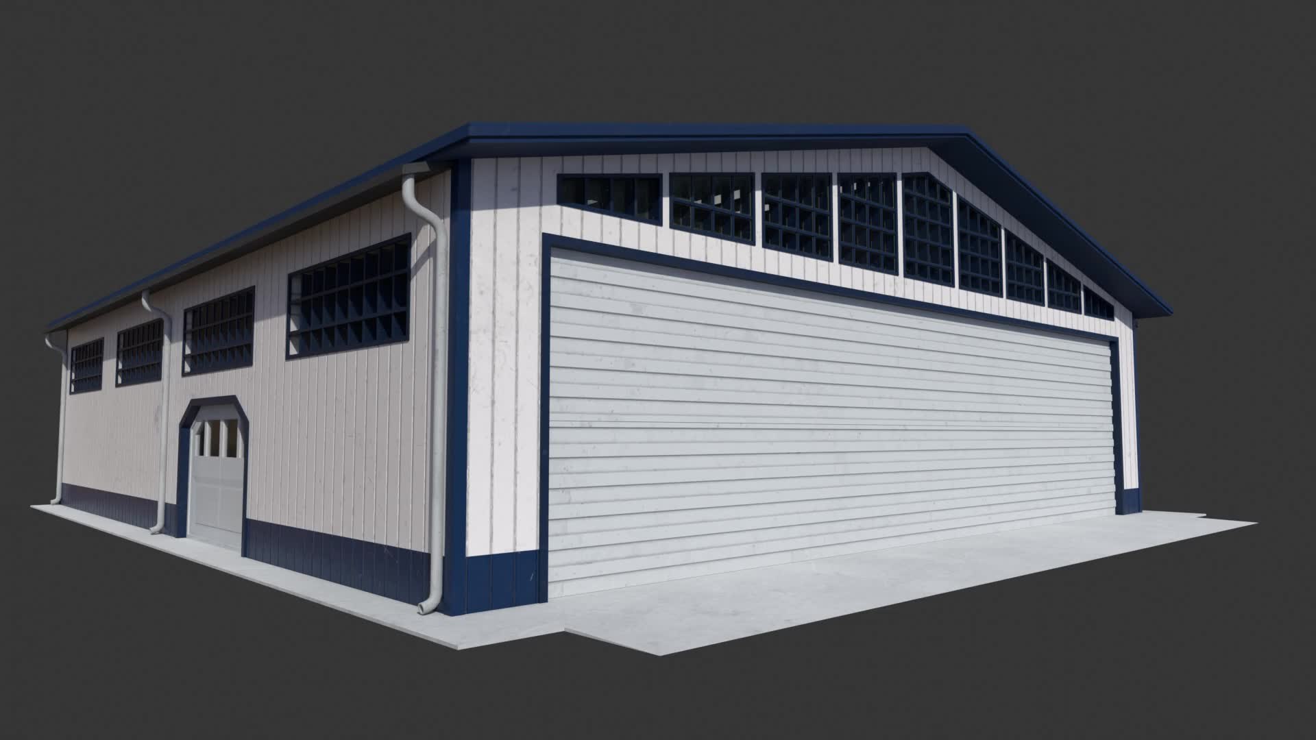 3D Garage - Hangar Model - TurboSquid 2048079