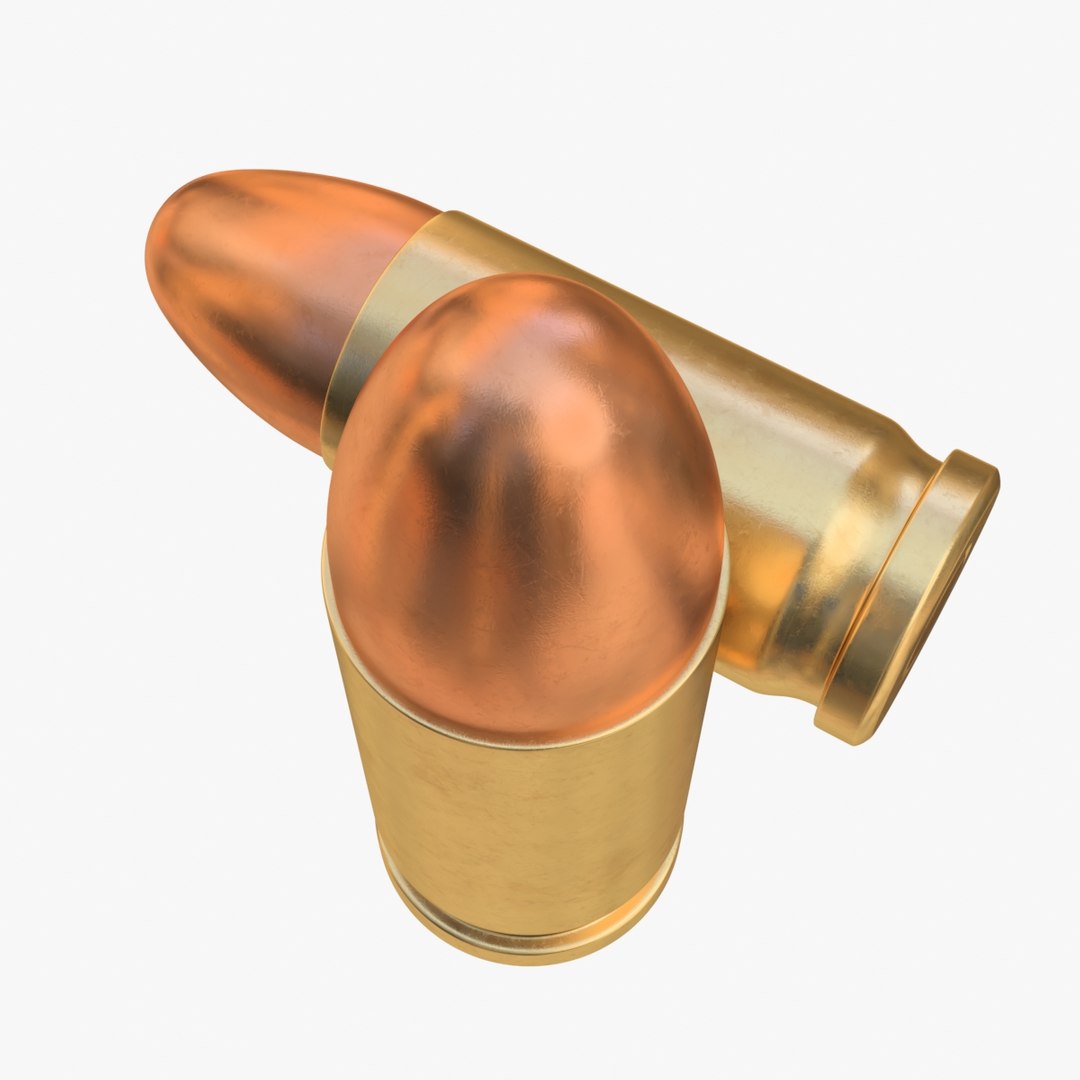 Realistic 9x19 Parabellum 02 3D Model - TurboSquid 1256152