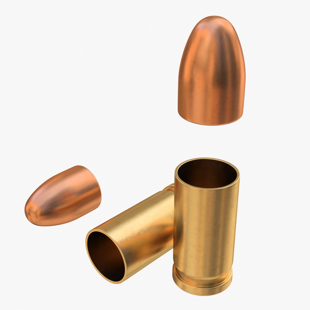 Realistic 9x19 Parabellum 02 3D Model - TurboSquid 1256152