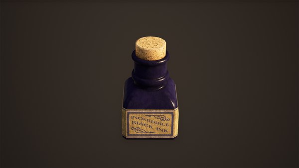3D bottle ink model - TurboSquid 1686322