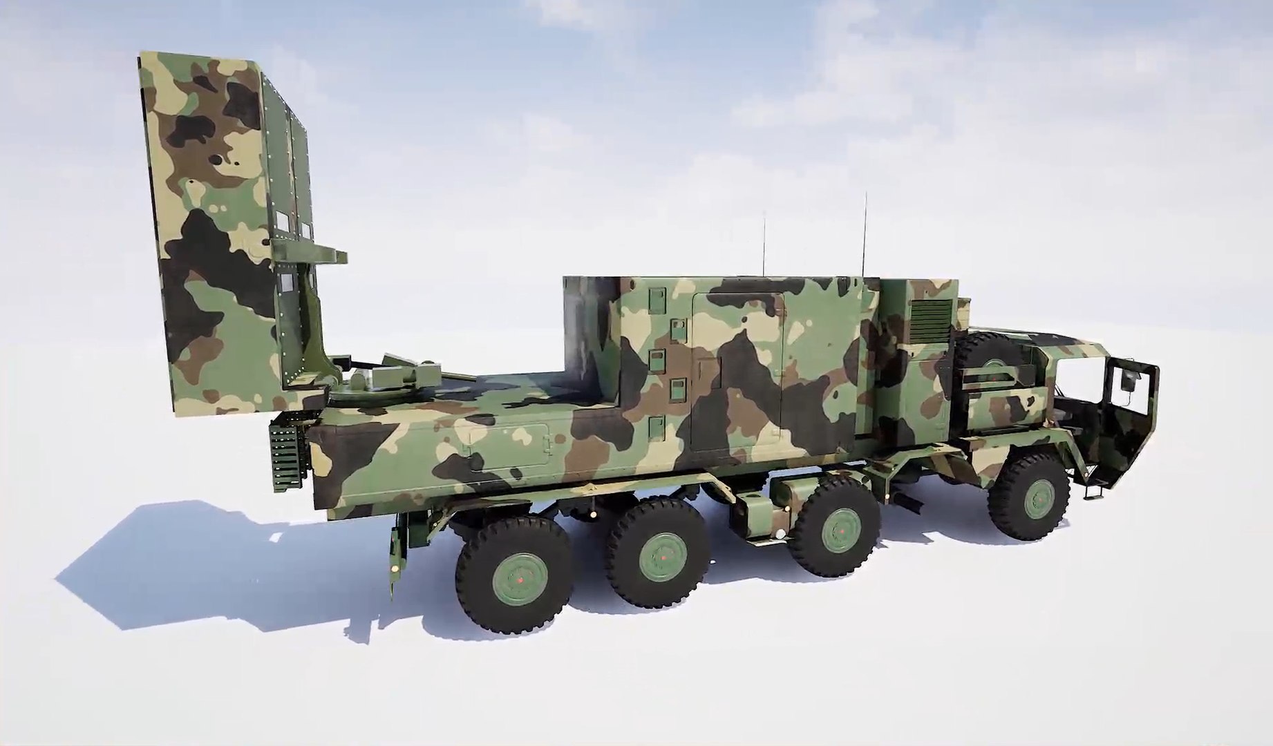 3D COBRA Counter-Battery Radar - TurboSquid 2414724