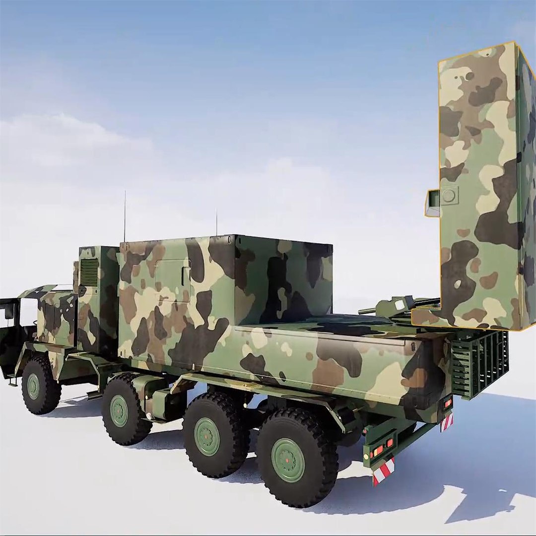 3D COBRA Counter-Battery Radar - TurboSquid 2414724