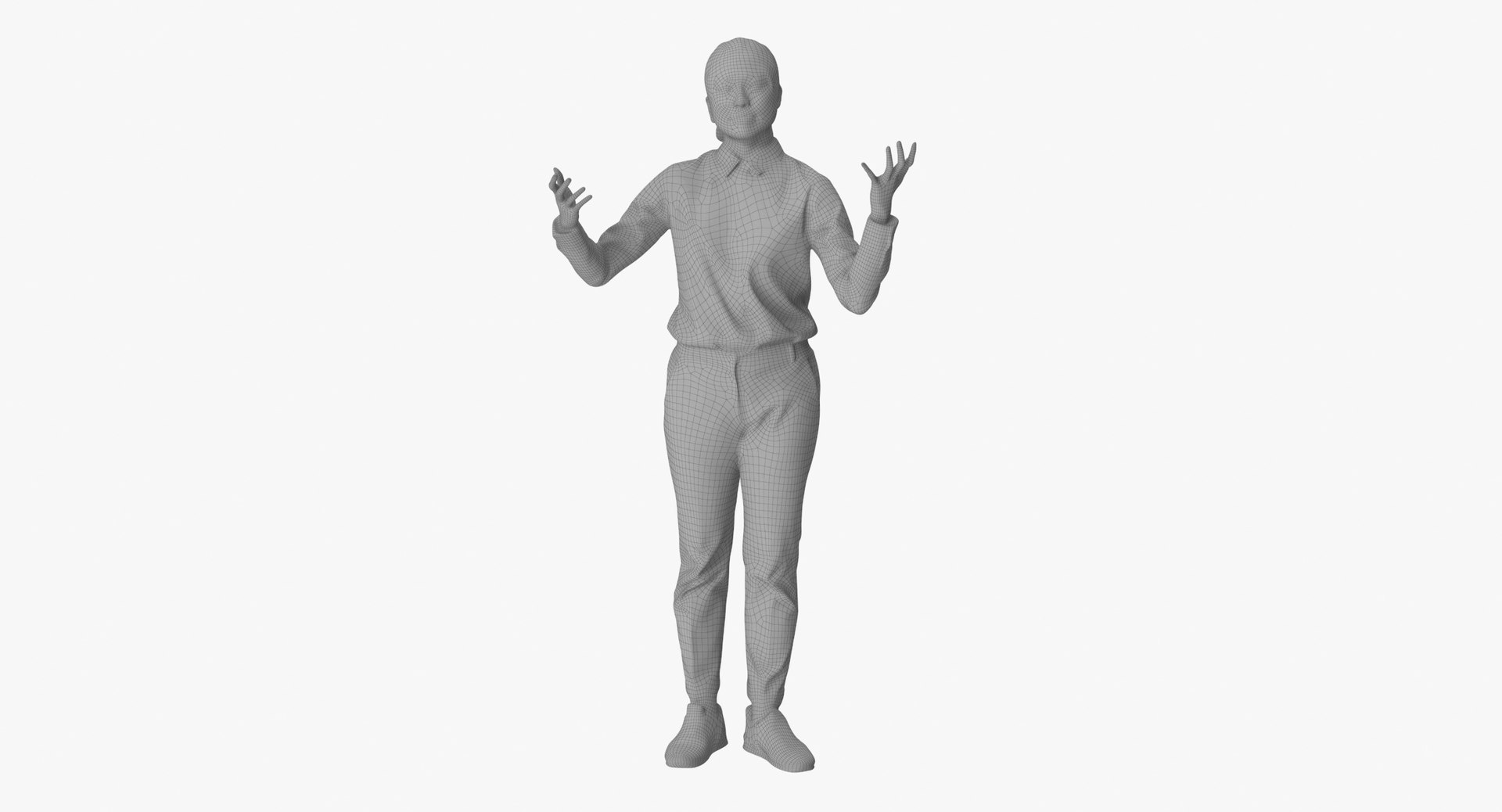 Willow Business Interacting Pose 02 Presenting model - TurboSquid 2117558