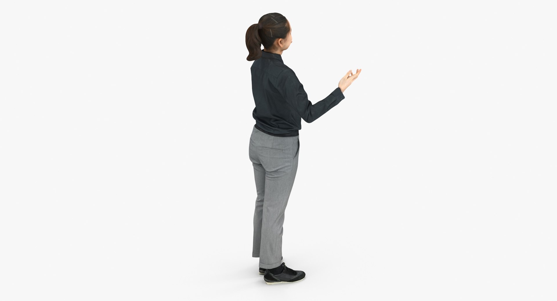 Willow Business Interacting Pose 02 Presenting model - TurboSquid 2117558