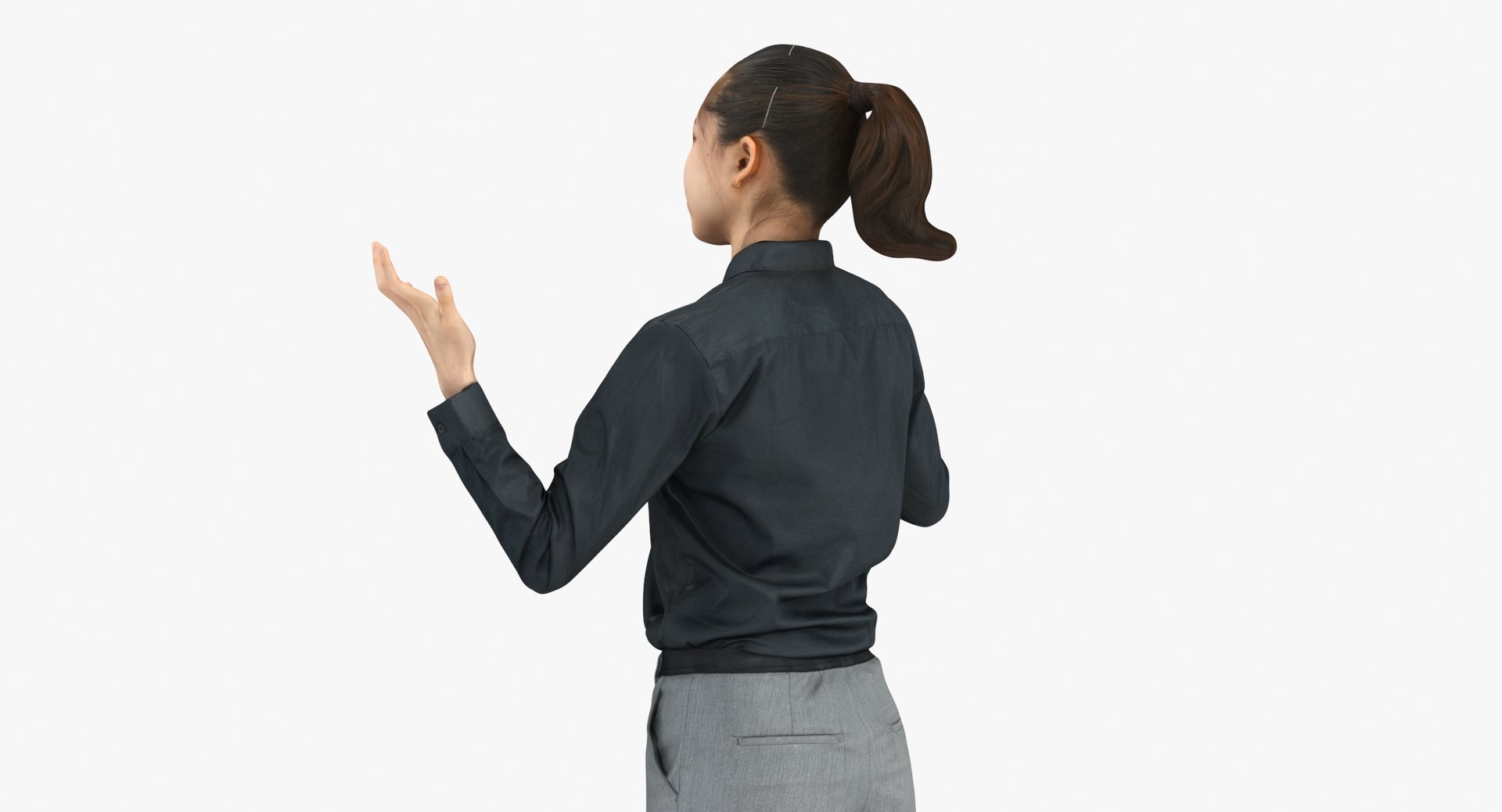 Willow Business Interacting Pose 02 Presenting model - TurboSquid 2117558